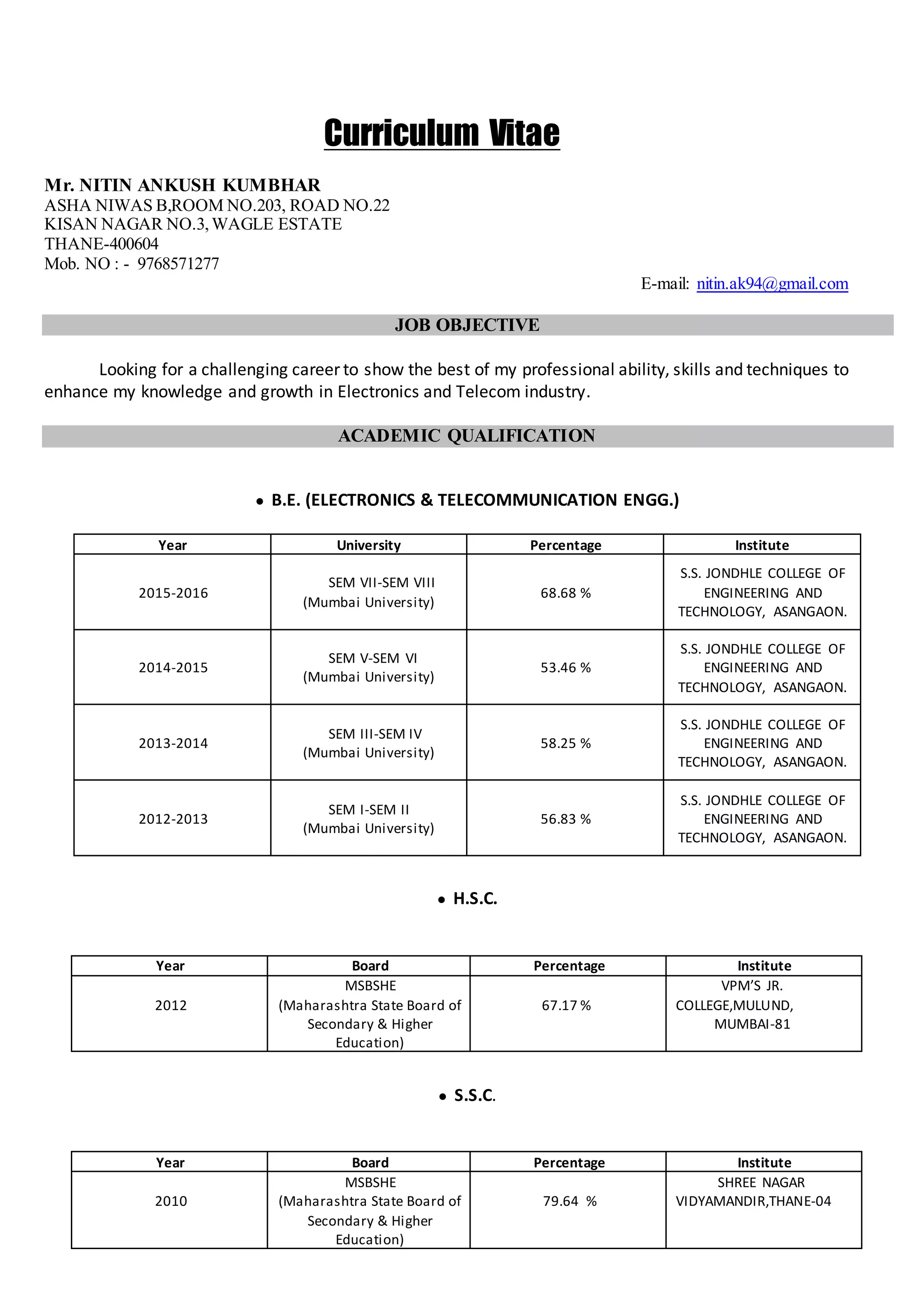 NITIN RESUME NEW (1) (1) (1) | PDF