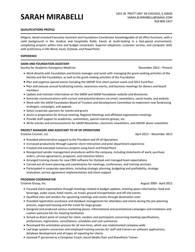 Sarah Mirabelli_Resume | PDF