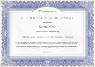 GCP Training_Your Certificate | PDF