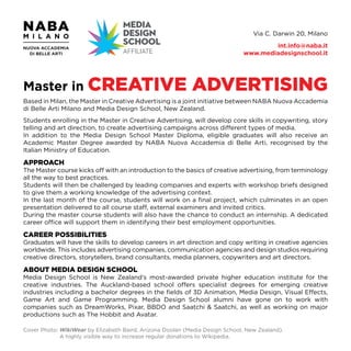 NABA Flyer_Creative_Advertising_MDS | PDF