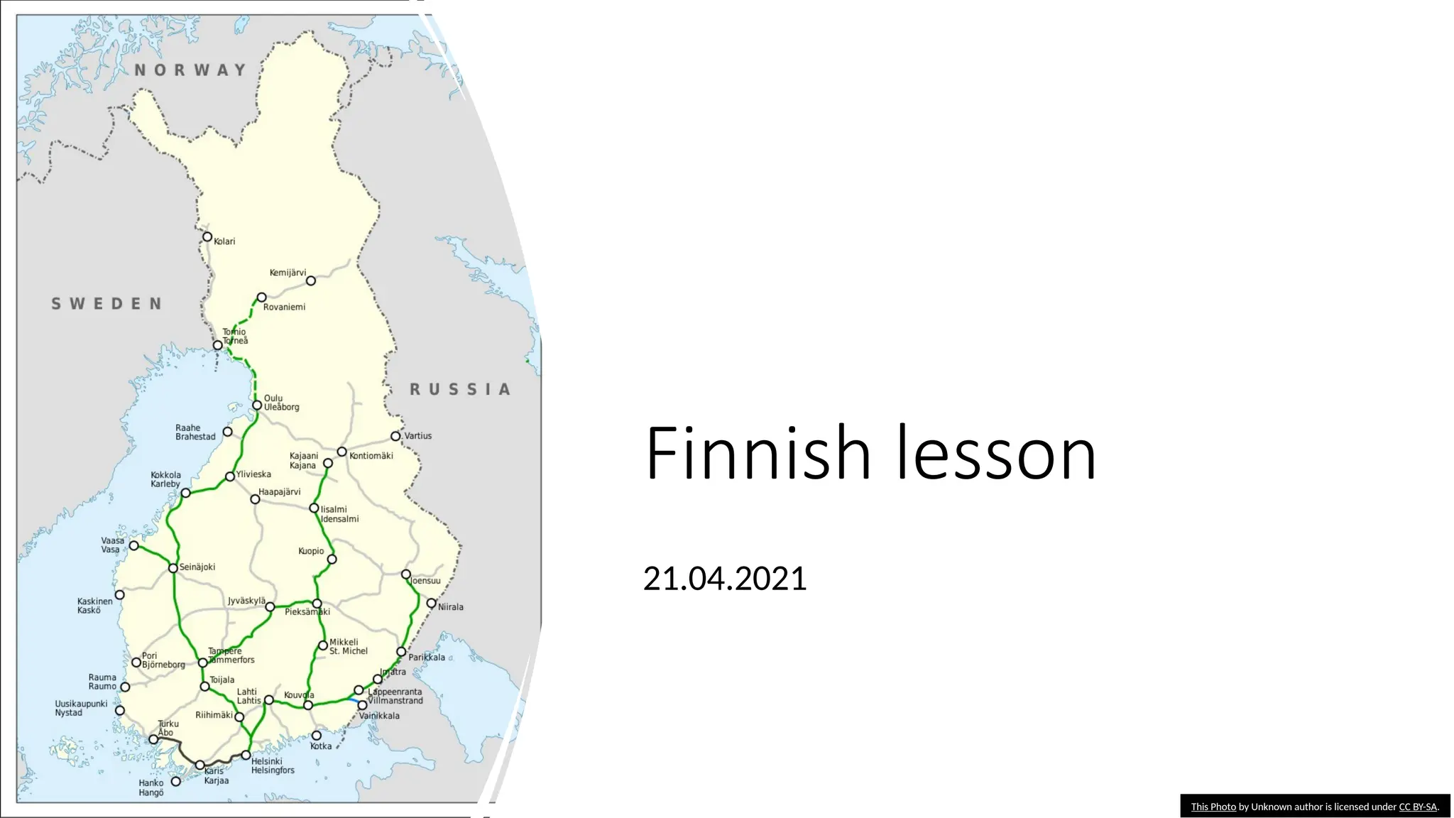 basic Finnish second lesson with numbers and letters | PPT