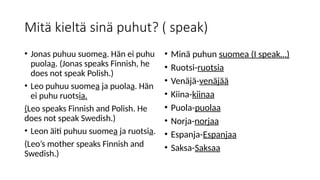 basic Finnish second lesson with numbers and letters | PPT