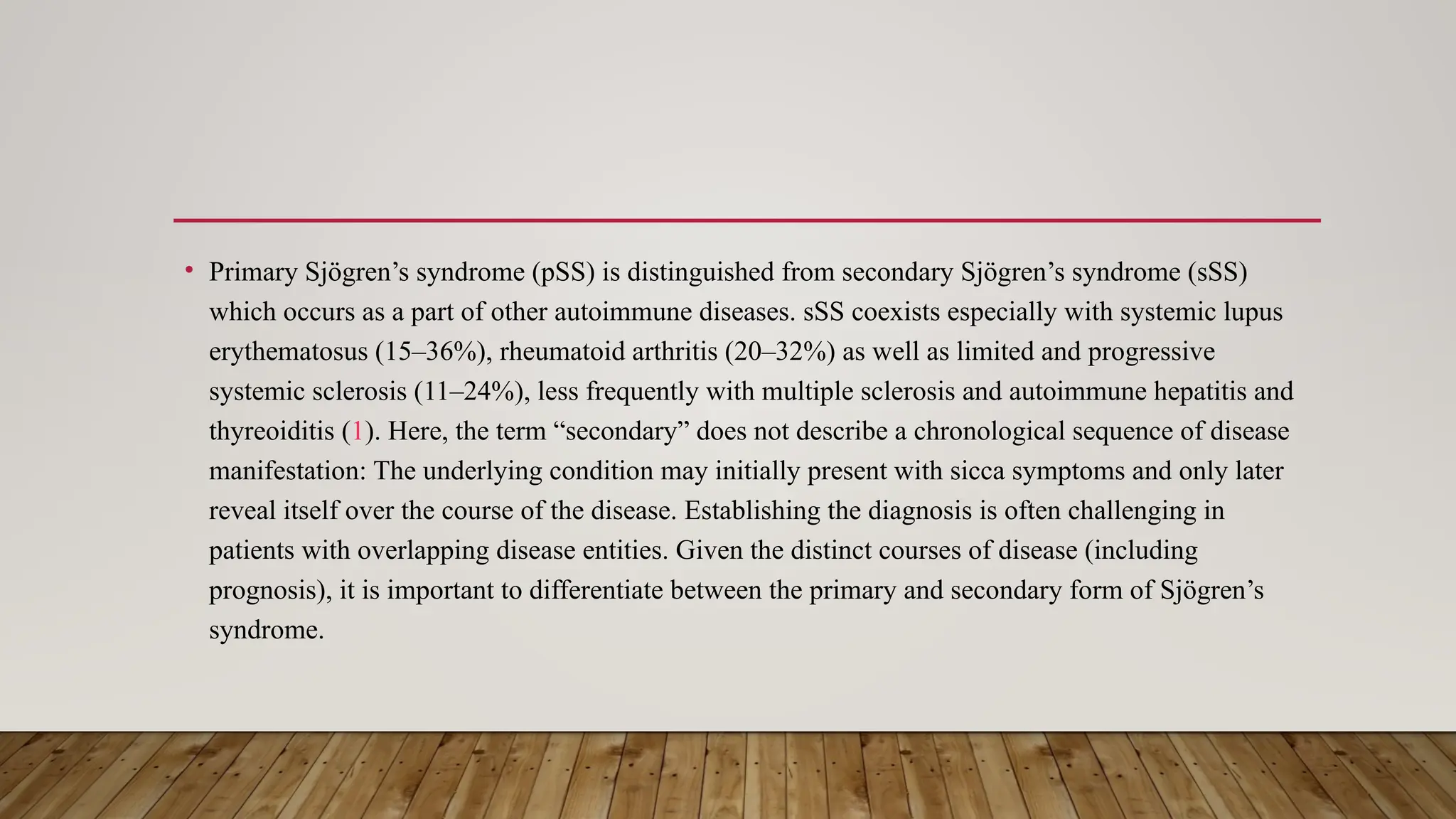 sjogrens_syndrome, diagnosis and treatment | PPTX