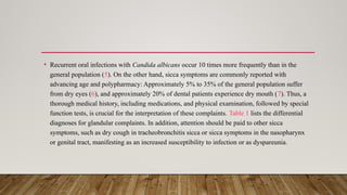sjogrens_syndrome, diagnosis and treatment | PPTX