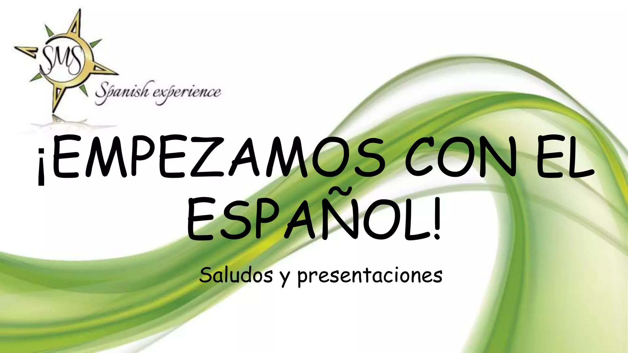 A1.1. saludos y presentaciones | PPTX