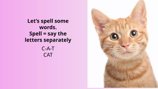 A1-1 ALPHABET AND SPELLING in english.ppsx