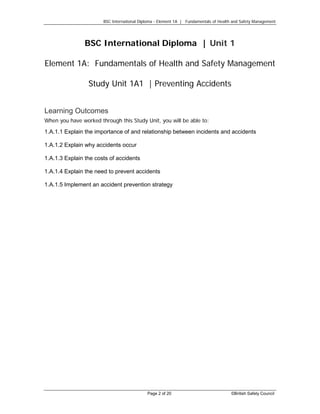 Preventing Accidents | PDF | Injuries | Diseases and Conditions