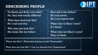 A1.2 unit 11 - appearances | PPTX