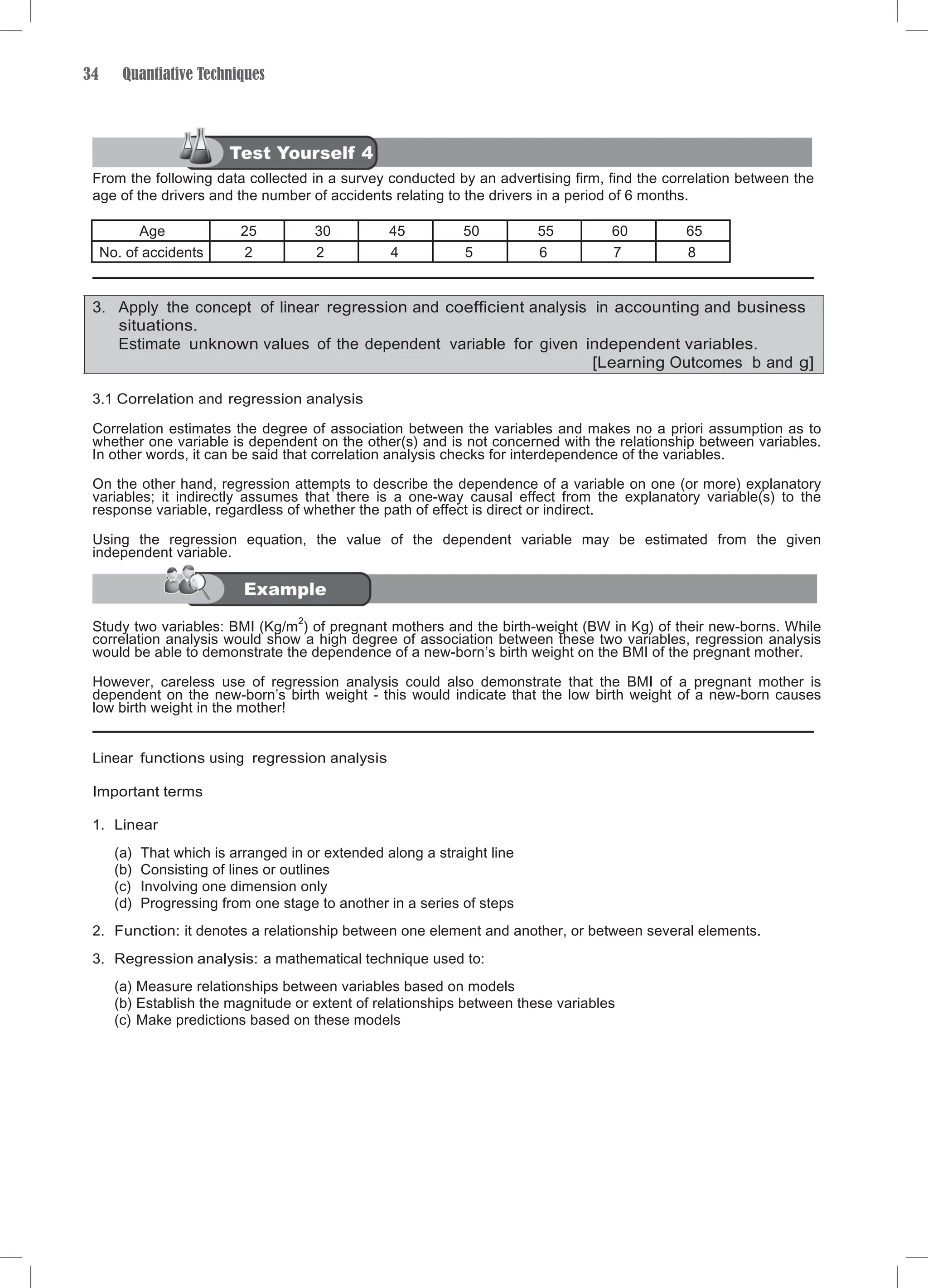 A1.Quantitative techniques for CPA Tanza | PDF