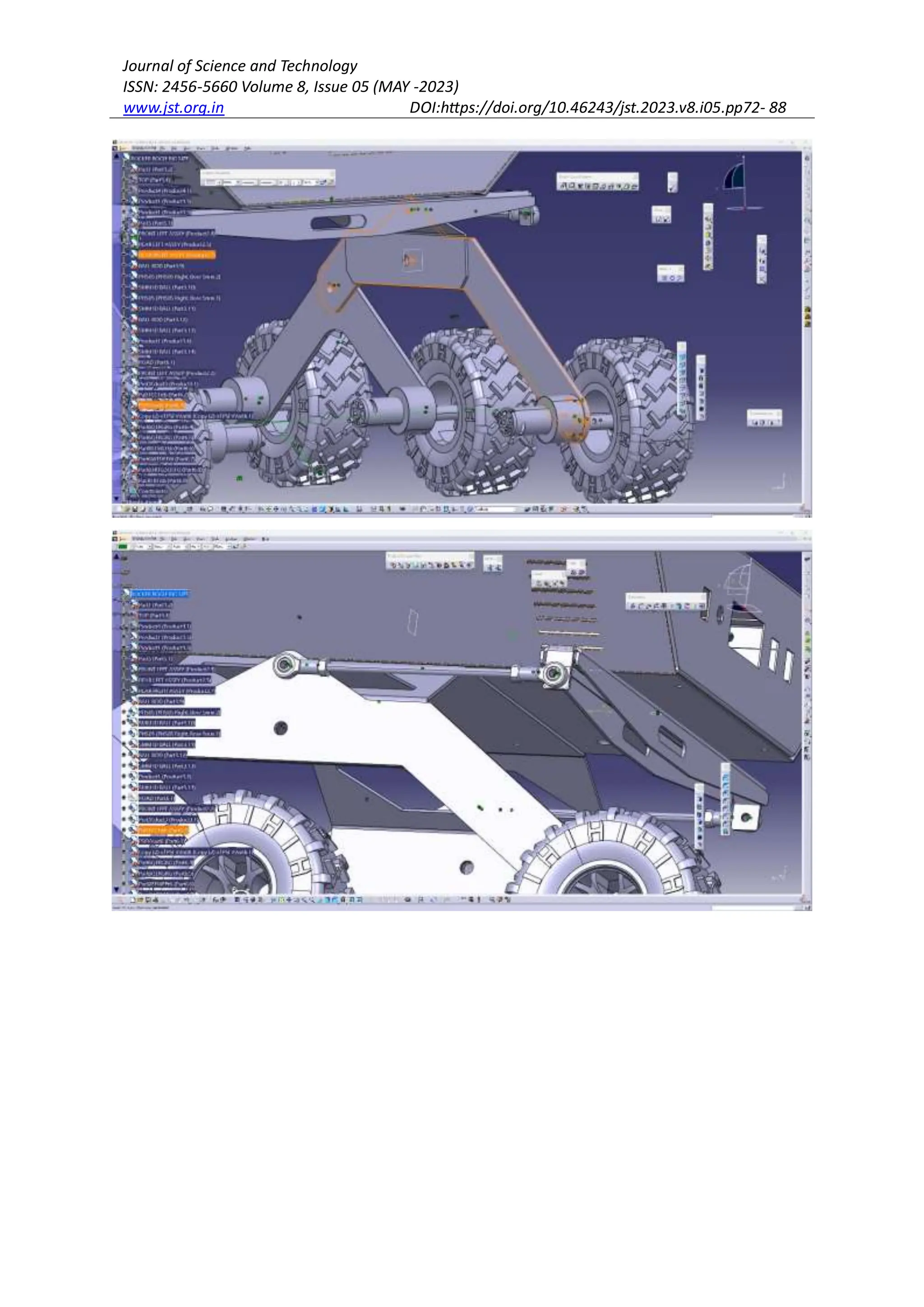 Design and Development of Six-Wheeled Robot with Rocker Bogie Suspension System | PDF
