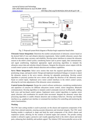Design and Development of Six-Wheeled Robot with Rocker Bogie Suspension System | PDF