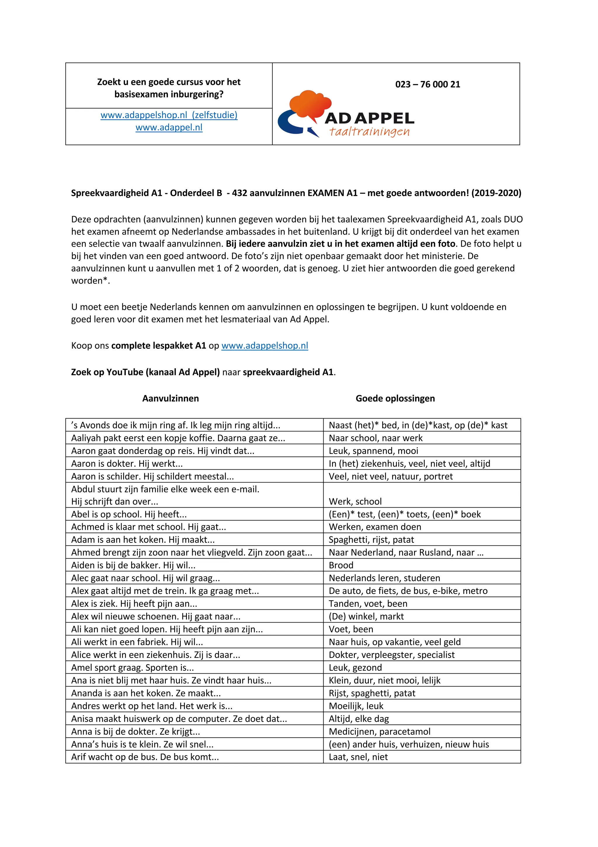 A1 - 432 aanvulzinnen en aanvullingen 2019-2020.pdf