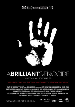 A Brilliant Genocide: Film Poster Art | PDF