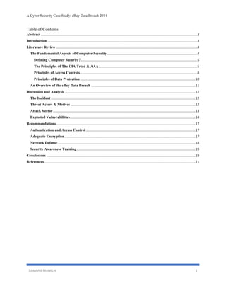 Computer Security - Case Study | PDF
