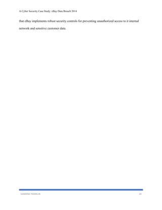 Computer Security - Case Study | PDF