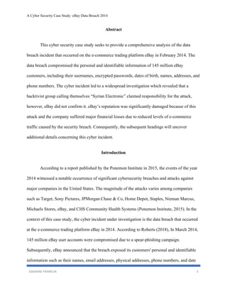 Computer Security - Case Study | PDF