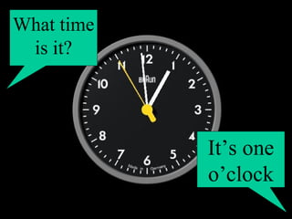 What time is it? | PPT