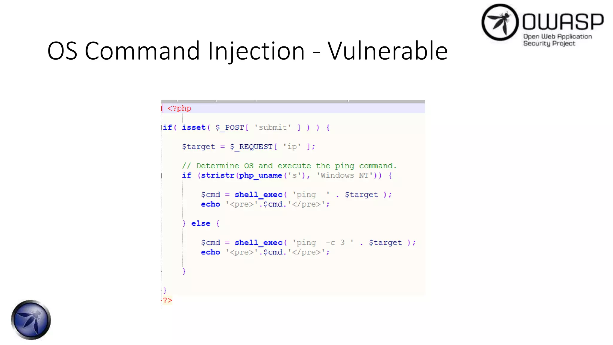 Owasp Top 10 Day 1 A1 Injection Attacks Pptx Databases