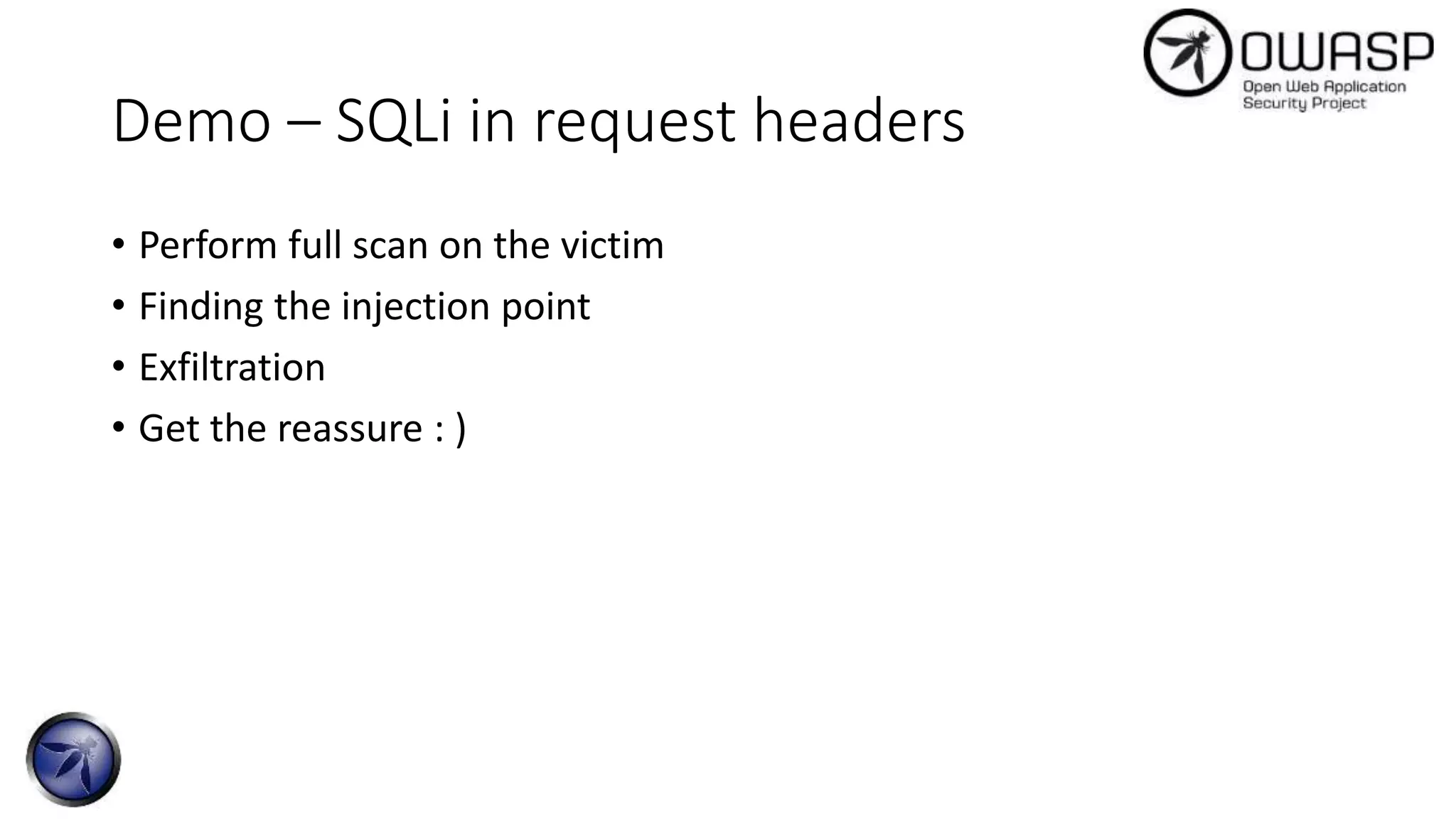 Owasp Top 10 Day 1 A1 Injection Attacks Ppt