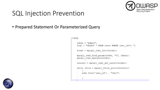 OWASP Top 10 - Day 1 - A1 injection attacks | PPT