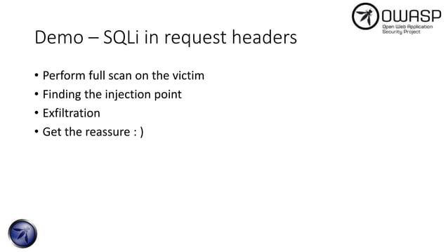 Owasp Top 10 Day 1 A1 Injection Attacks Ppt