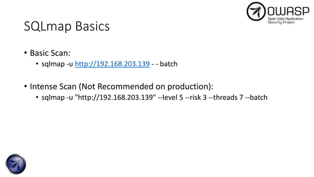 Owasp Top 10 Day 1 A1 Injection Attacks Ppt