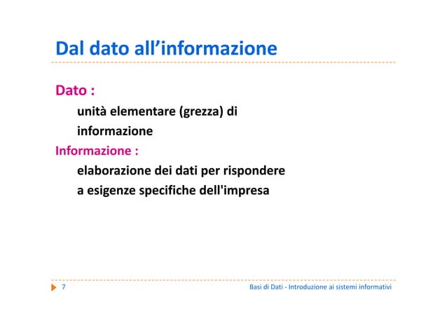 Basi di Dati - A1 - Introduzione alle basi di dati | PDF | Databases | Computer Software and ...