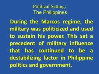 Philippines (Political Setting) | PPT