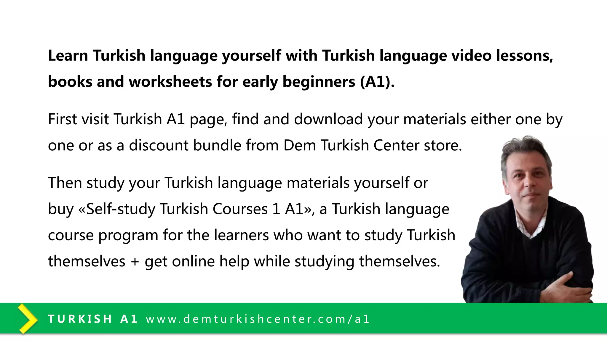 Turkish Language A1 | PPTX | Education