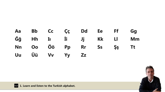 Free Turkish Lessons - Alphabet & Vowel Harmony in Turkish