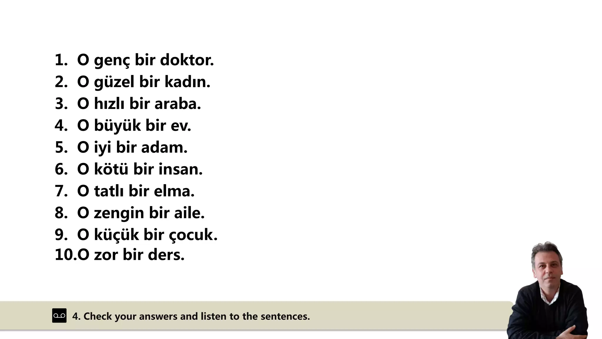 Turkish Grammar - Basic Adjectives | PPTX