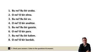 Turkish Grammar - Basic Adjectives | PPTX