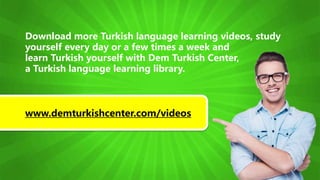 Turkish Grammar - Basic Adjectives | PPTX
