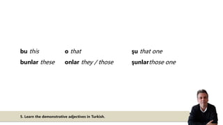 Turkish Grammar - Basic Adjectives | PPTX