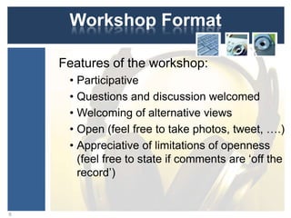 A1 Workshop introduction: Future Technologies and Their Applications | PPTX
