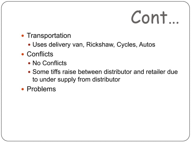 ITC- Distribution Channel | PPTX