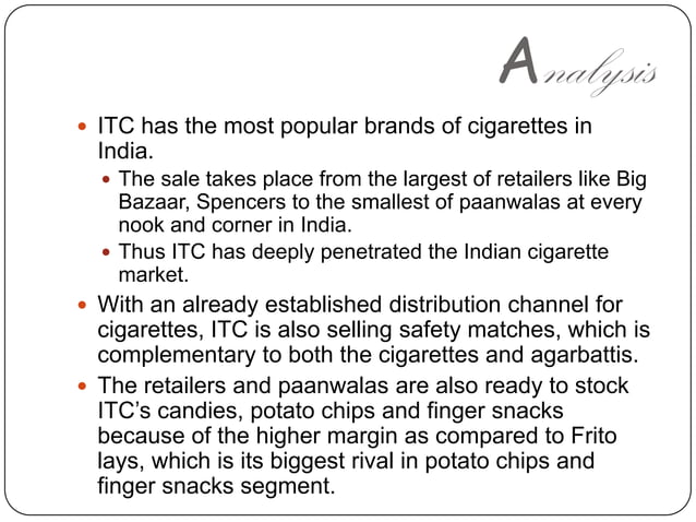 ITC- Distribution Channel | PPTX