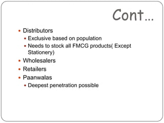 ITC- Distribution Channel | PPTX