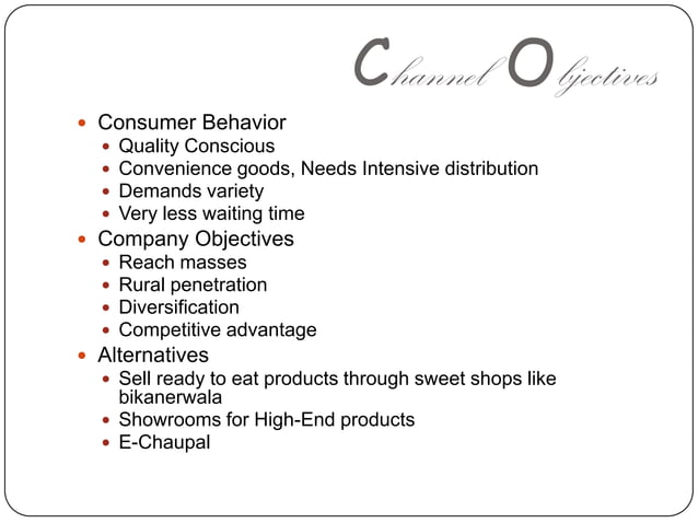 ITC- Distribution Channel | PPTX