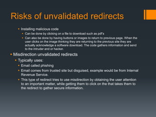 A10 - Unvalidated Redirects and Forwards