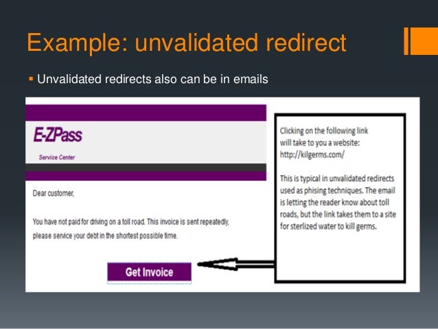 A10 - Unvalidated Redirects and Forwards