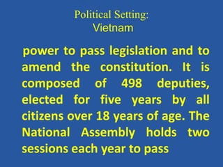 Vietnam (Political Setting) | PPTX