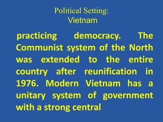 Vietnam (Political Setting) | PPTX