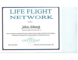 2012 Life Flight | PPT
