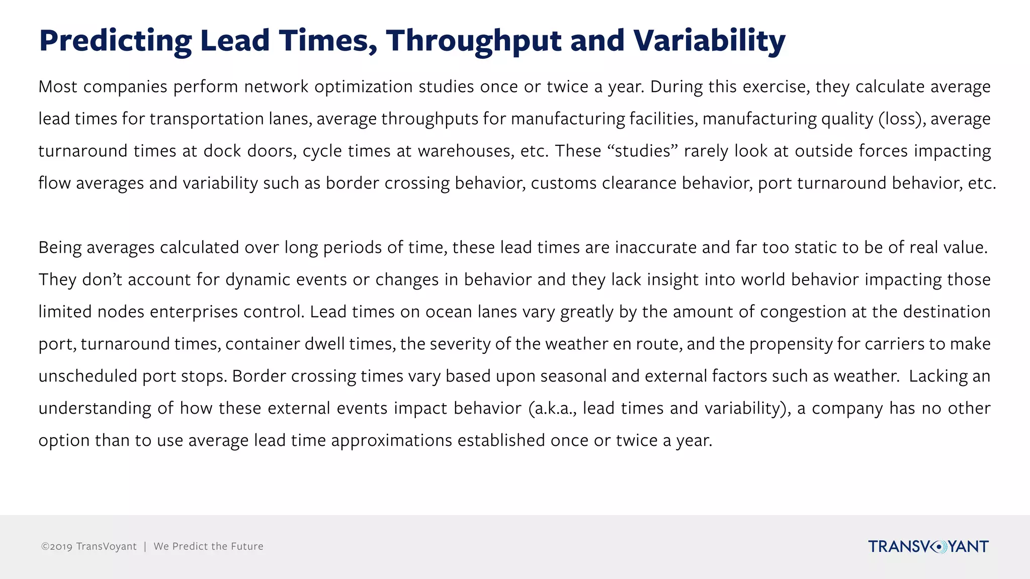 Predicting Lead Times, Throughput and Variability | PDF