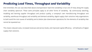 Predicting Lead Times, Throughput and Variability | PDF | Computer ...