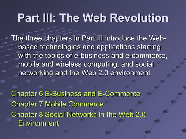 A103 information technology for management 7th edition | PPT ...