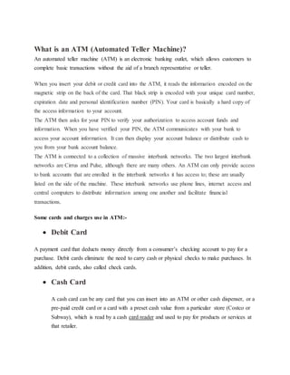 What is ATM | DOCX