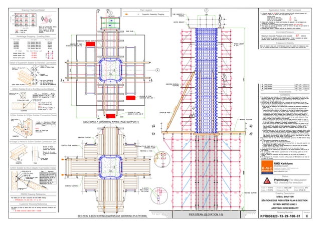 Appendix 8.1 - Station Pier Formwork Drawings | PDF | Civil Engineering ...