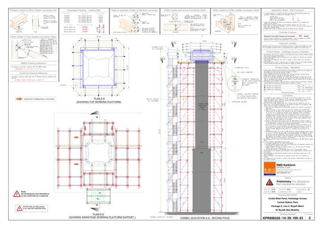 Appendix 8.1 - Station Pier Formwork Drawings | PDF | Civil Engineering ...